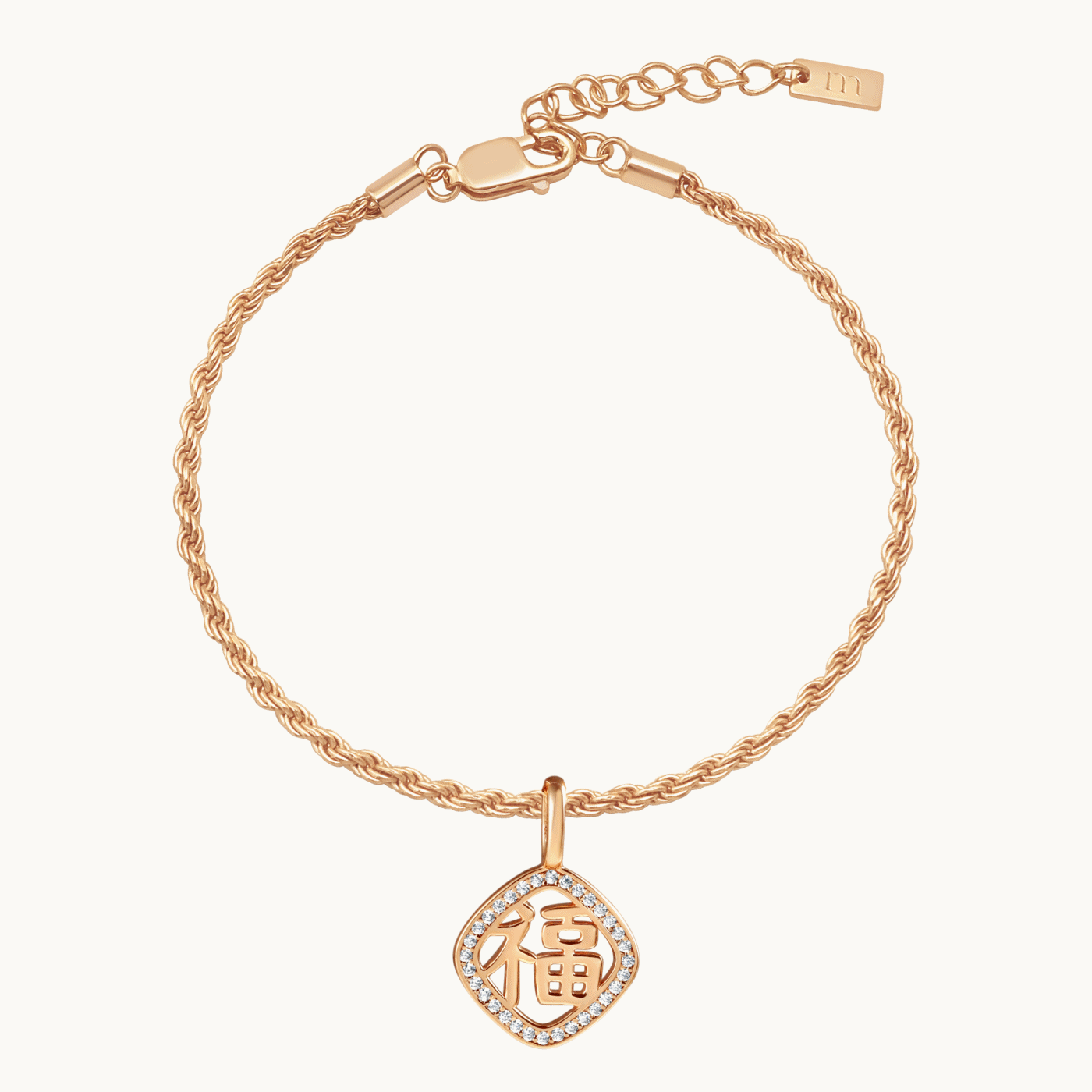 Gold Blessings (福) • Bracelet - Mienlabel