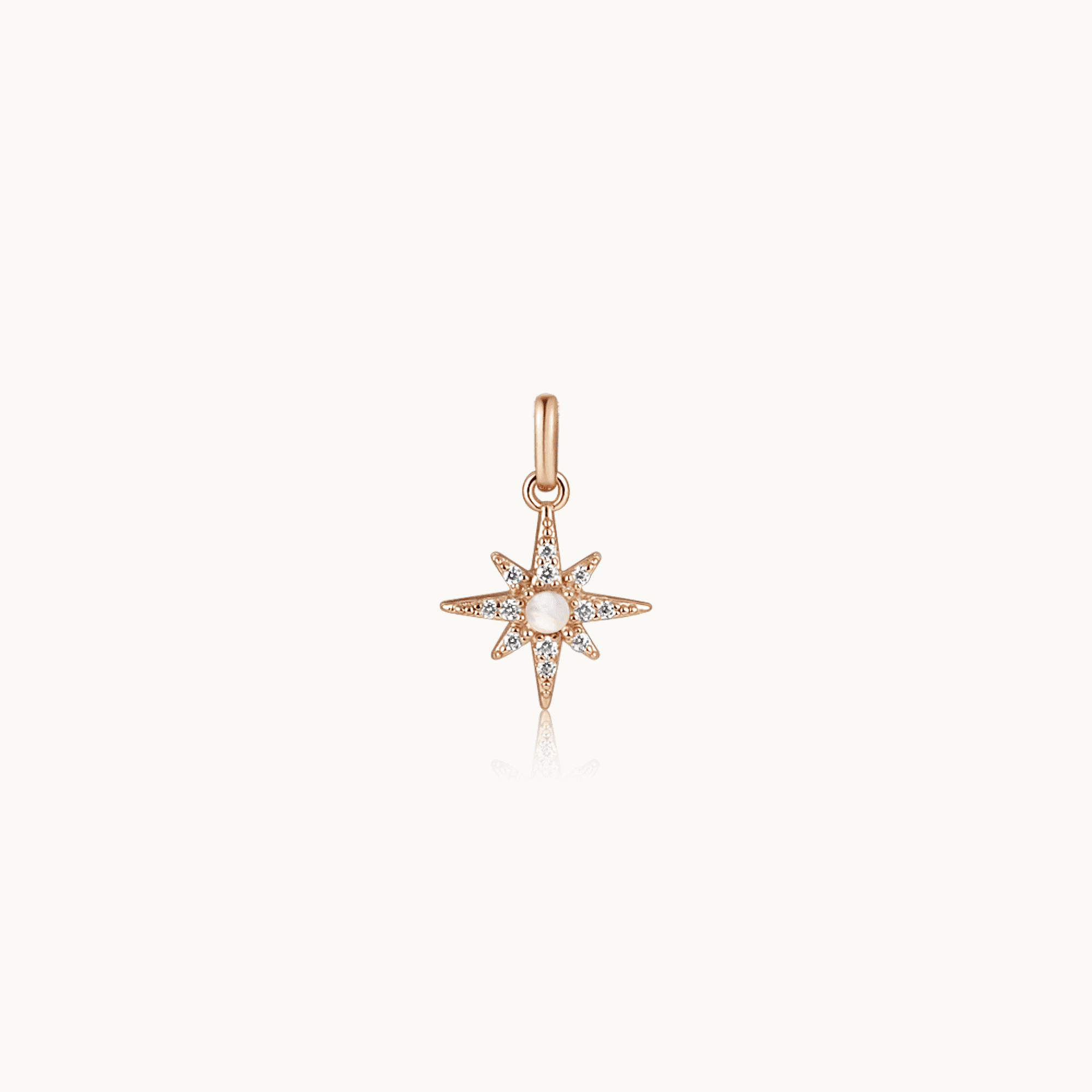 Gold North Star Charm – Mienlabel